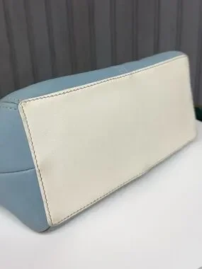 Coach | Bags | Coach Legacy Demi Hobo Shoulder Bag 9564 Blue White ...